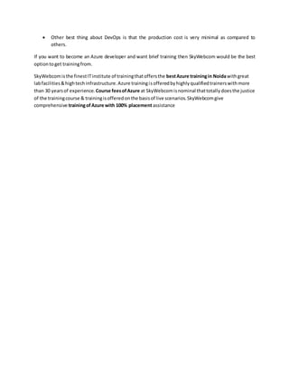 Azure article | DOCX