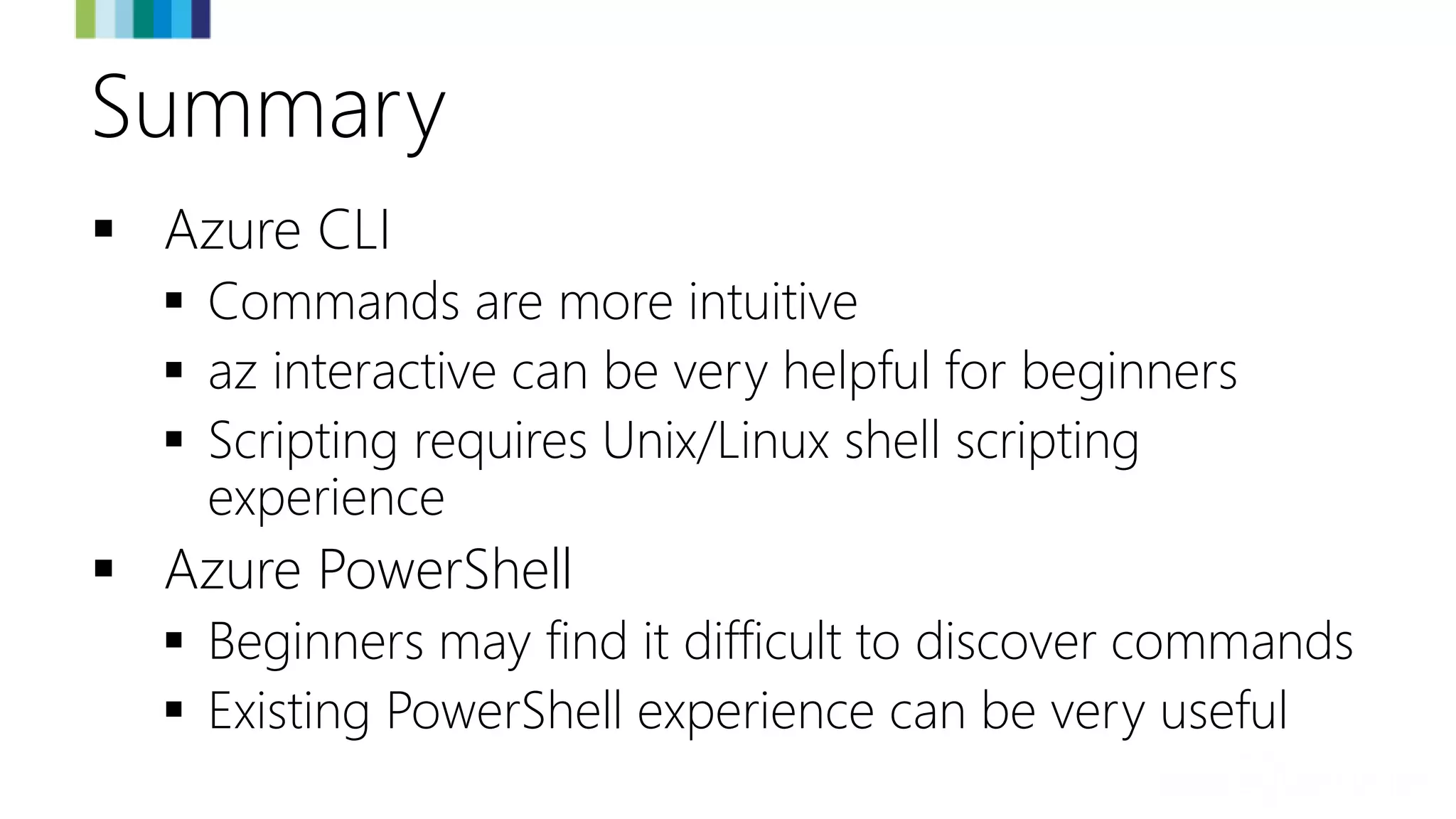 Azure at the command line | PPTX | Cloud Computing | Internet