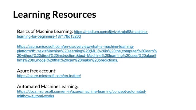 Getting Started with Azure AutoML | PPT