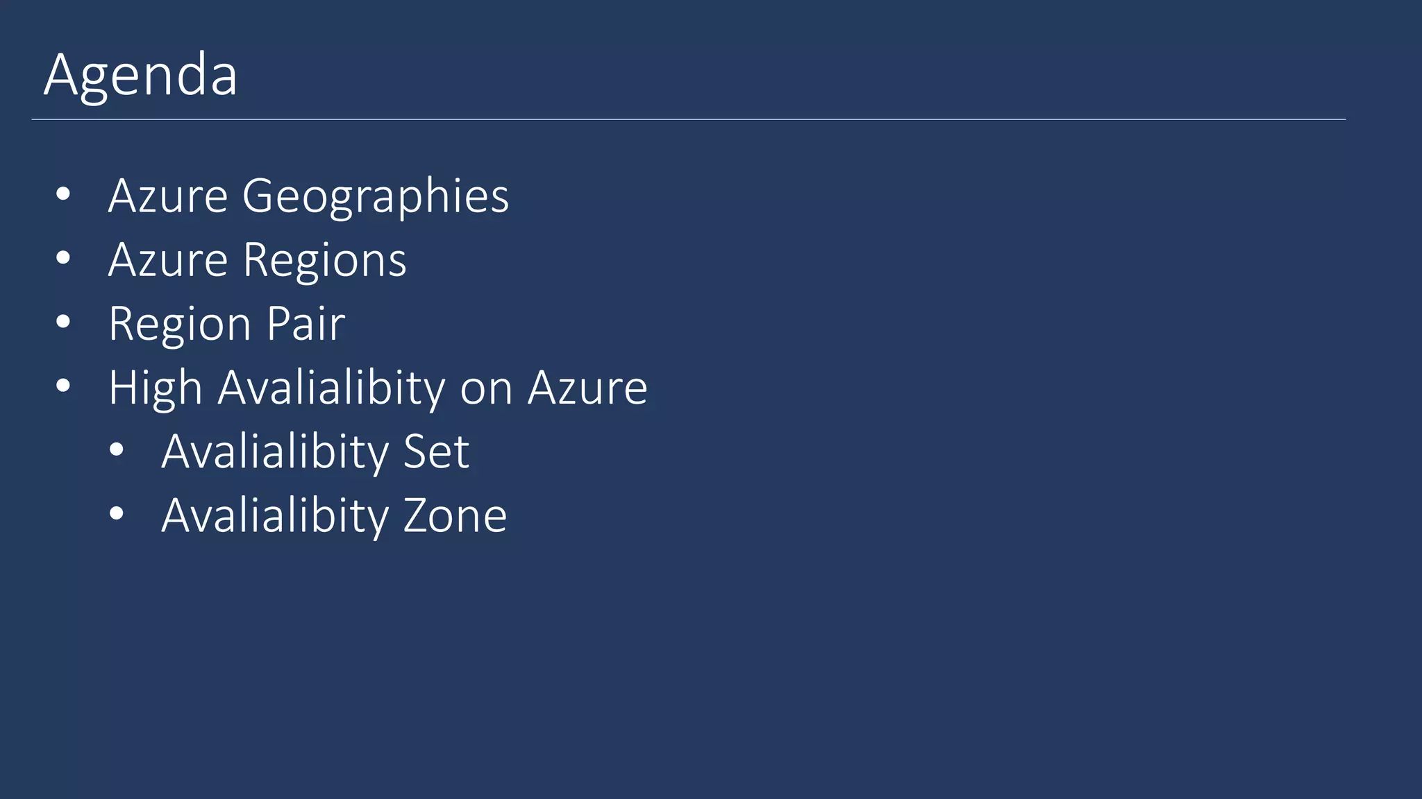 Azure Availability Options | PPTX