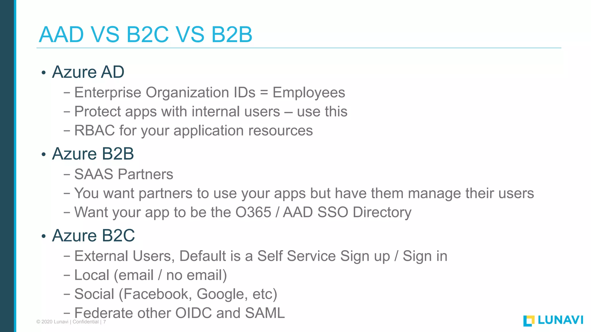 Managing Application Identity using Azure B2C | PPTX