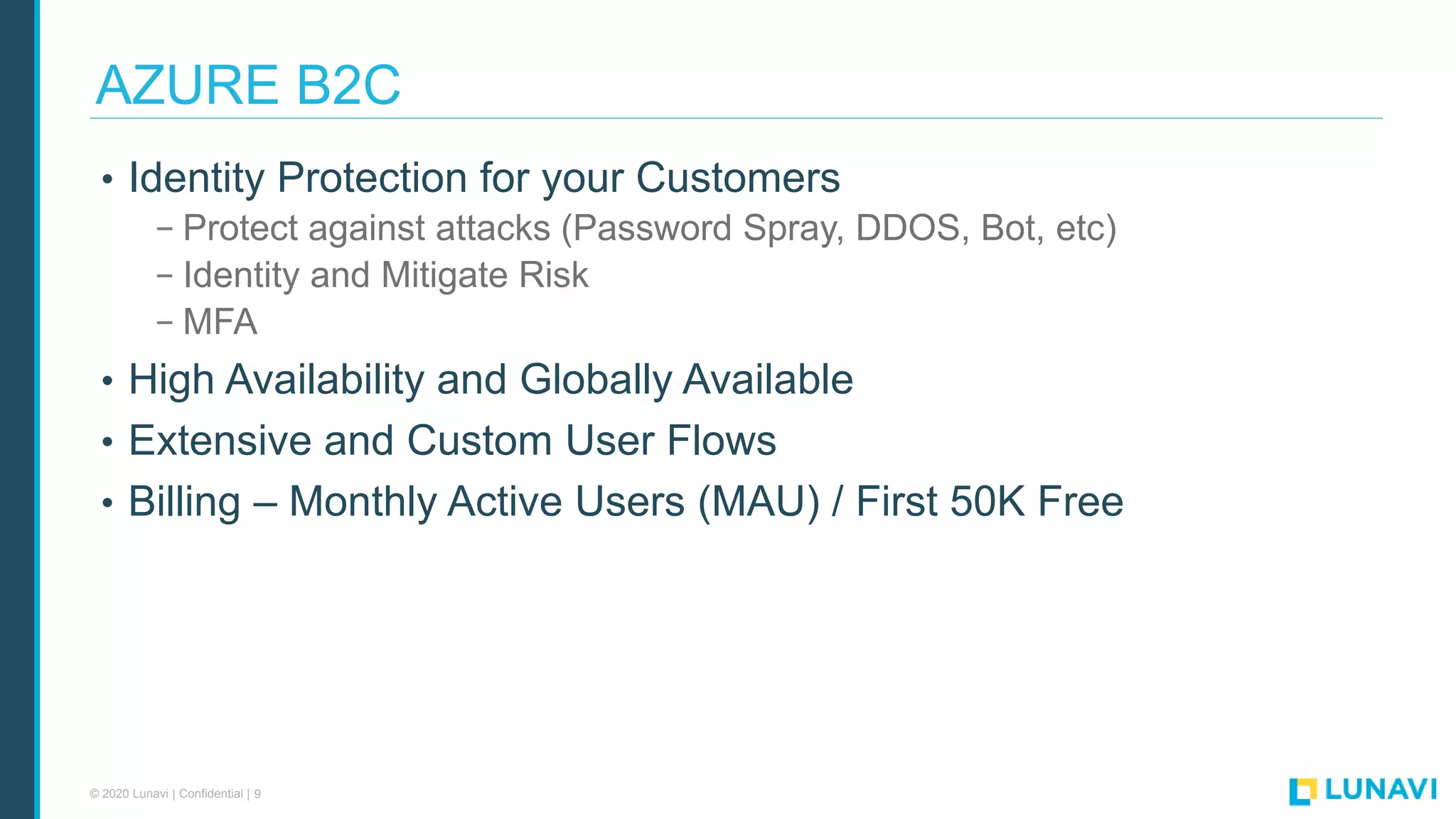 Managing Application Identity using Azure B2C | PPTX