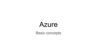 Azure basics | PPT