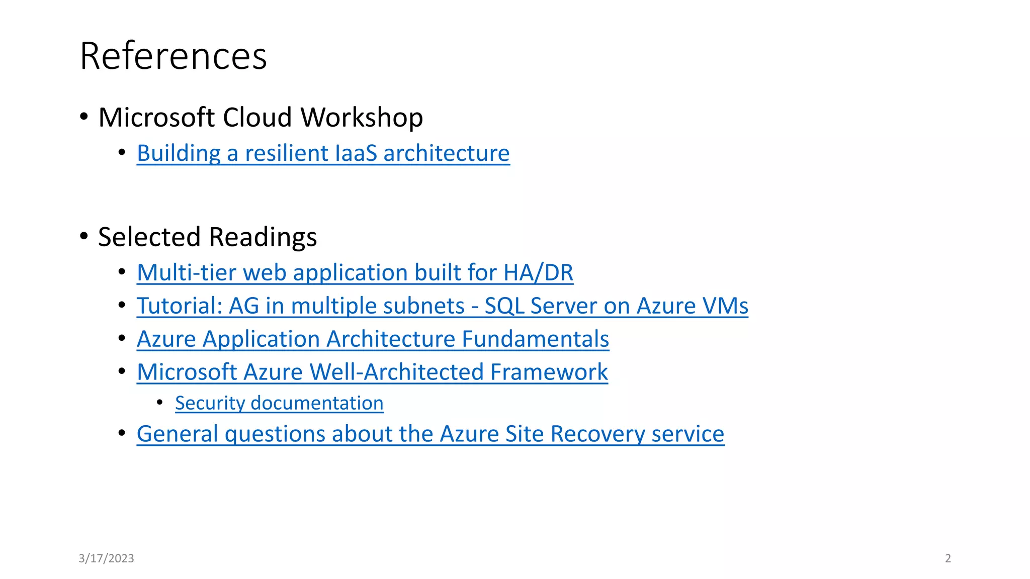 Azure BCDR in Action: From Setup to Failover and Back | PPT