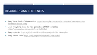 Azure Bicep - An Introduction | PPTX
