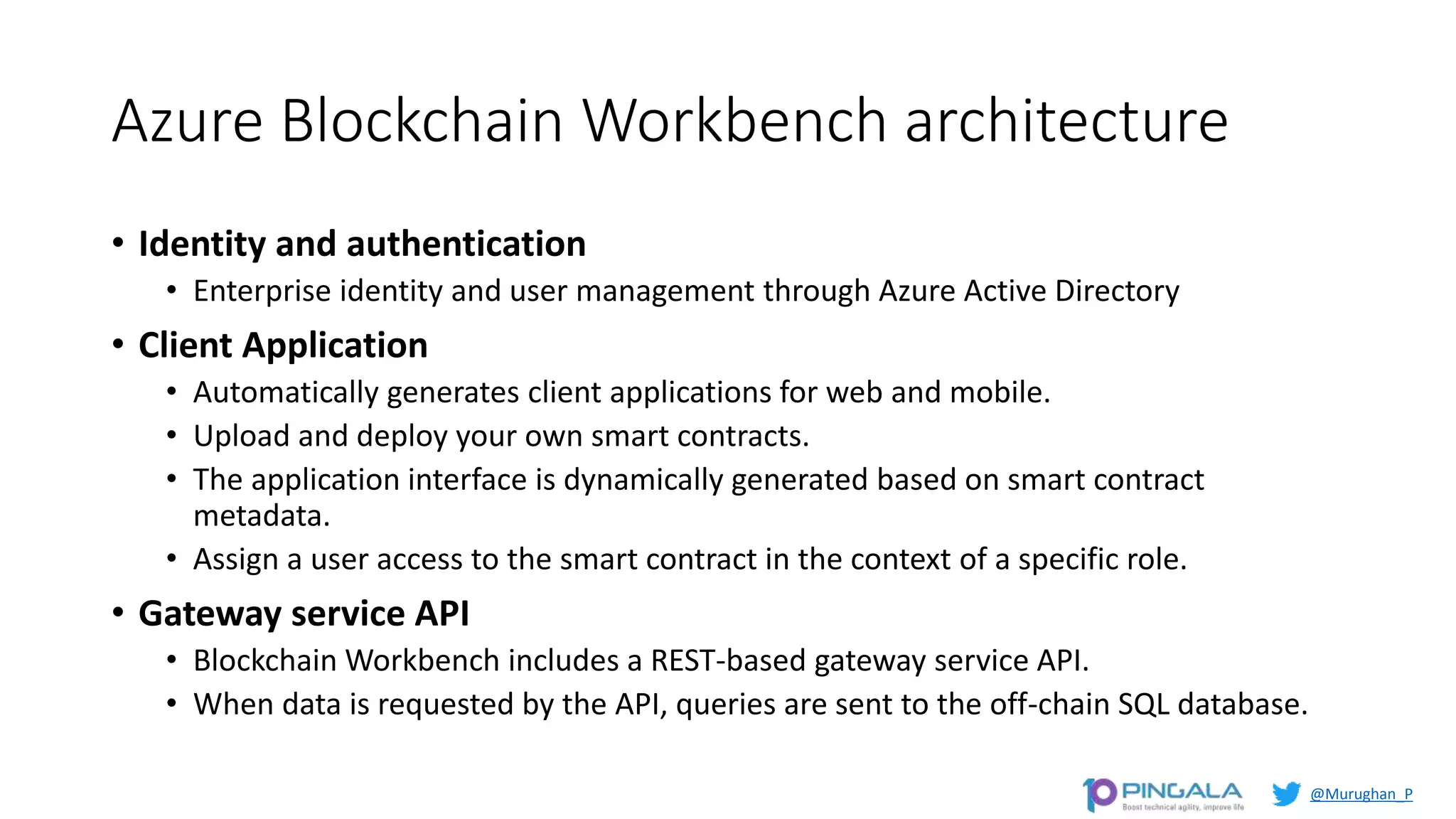 Azure Blockchain Workbench | PPTX