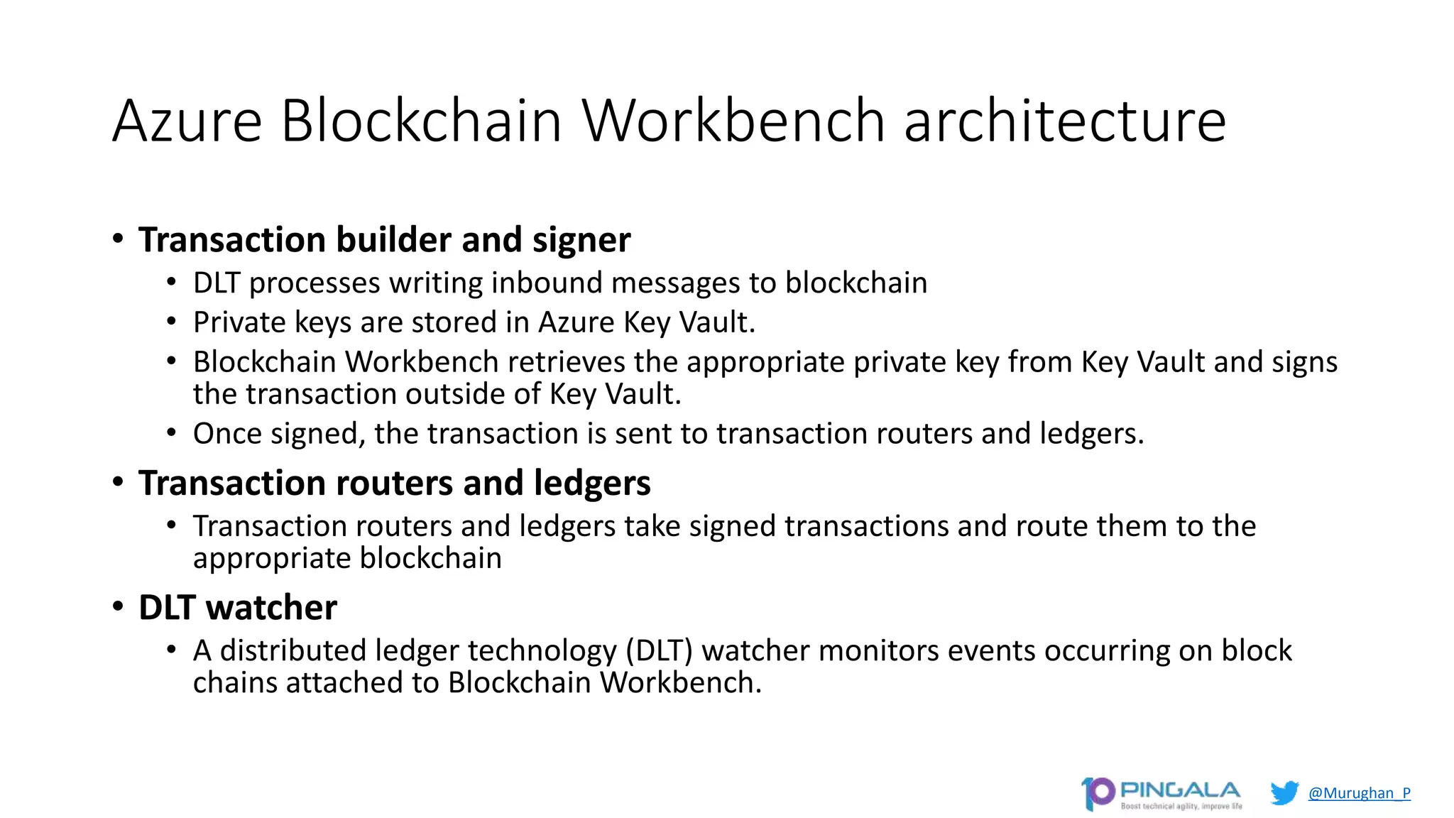 Azure Blockchain Workbench Ppt