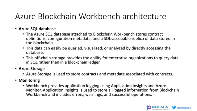 Azure Blockchain Workbench | PPTX