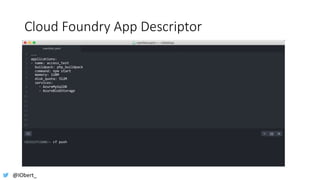 Bring your own (Azure) Service to Cloud Foundry Environments | PPT