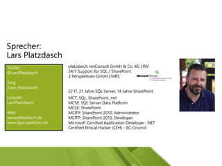 Azure Boot Camp 21.04.2018 SQL Server in Azure Iaas PaaS on-prem Lars ...