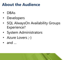 Azure Boot Camp 21.04.2018 SQL Server in Azure Iaas PaaS on-prem Lars ...