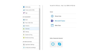 Azure bot framework | PPT