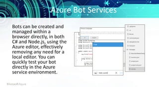Azure Bot Services - Malaysia | PPT