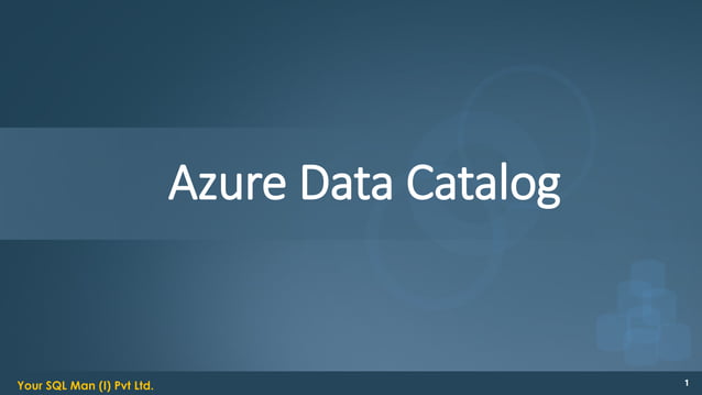 Azure catalog | PPT