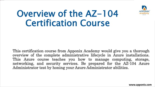 A zure certification | PPT