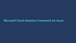 Azure Cloud Adoption Framework + Governance - Sana Khan and Jay Kumar ...