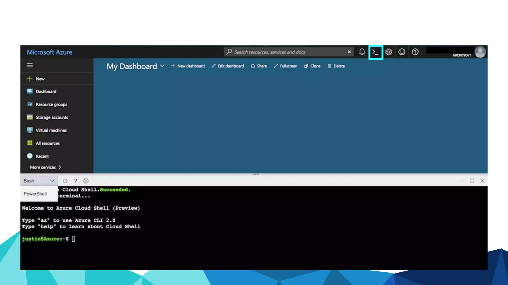 Azure Cloud Shell Introduction Ppt