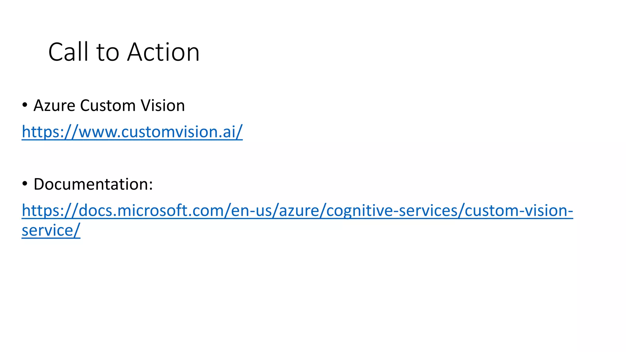 Azure Cognitive Services - Custom Vision | PDF