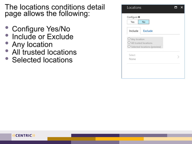 Azure conditional access | PPTX