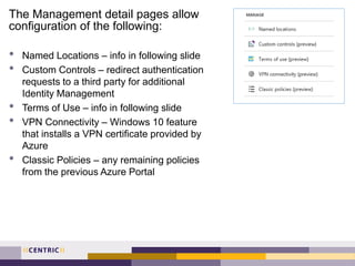 Azure conditional access | PPTX