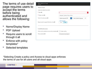 Azure conditional access | PPTX