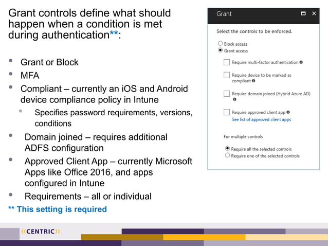 Azure conditional access | PPTX