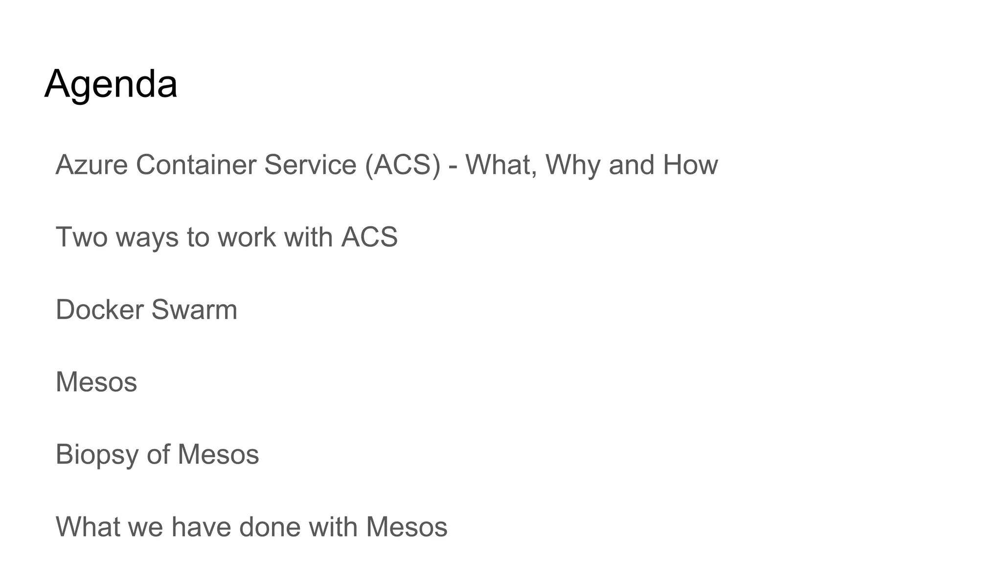 Azure container service overview | PPT