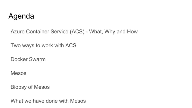 Azure container service overview | PPT