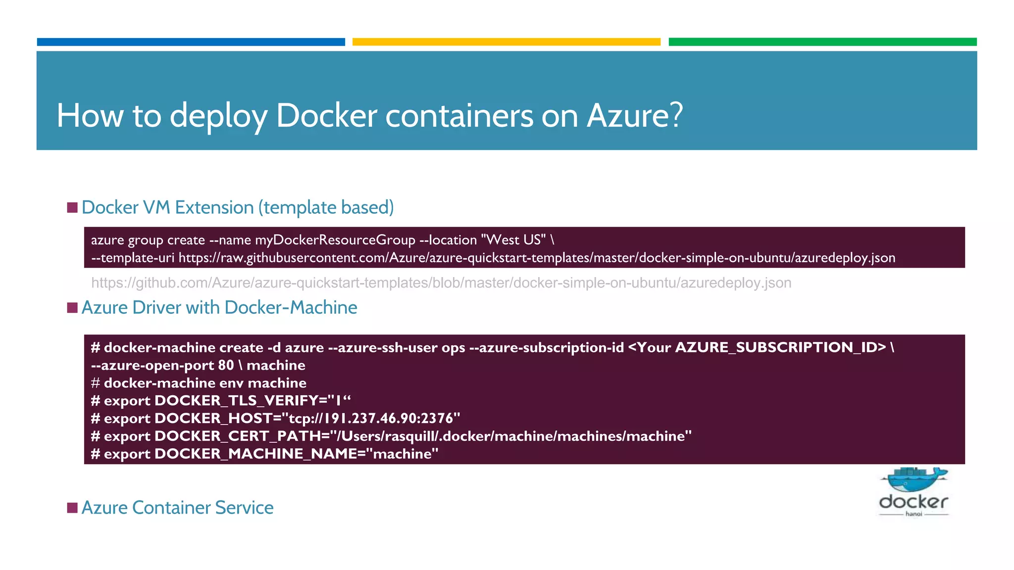 Azure Container Service | PPTX