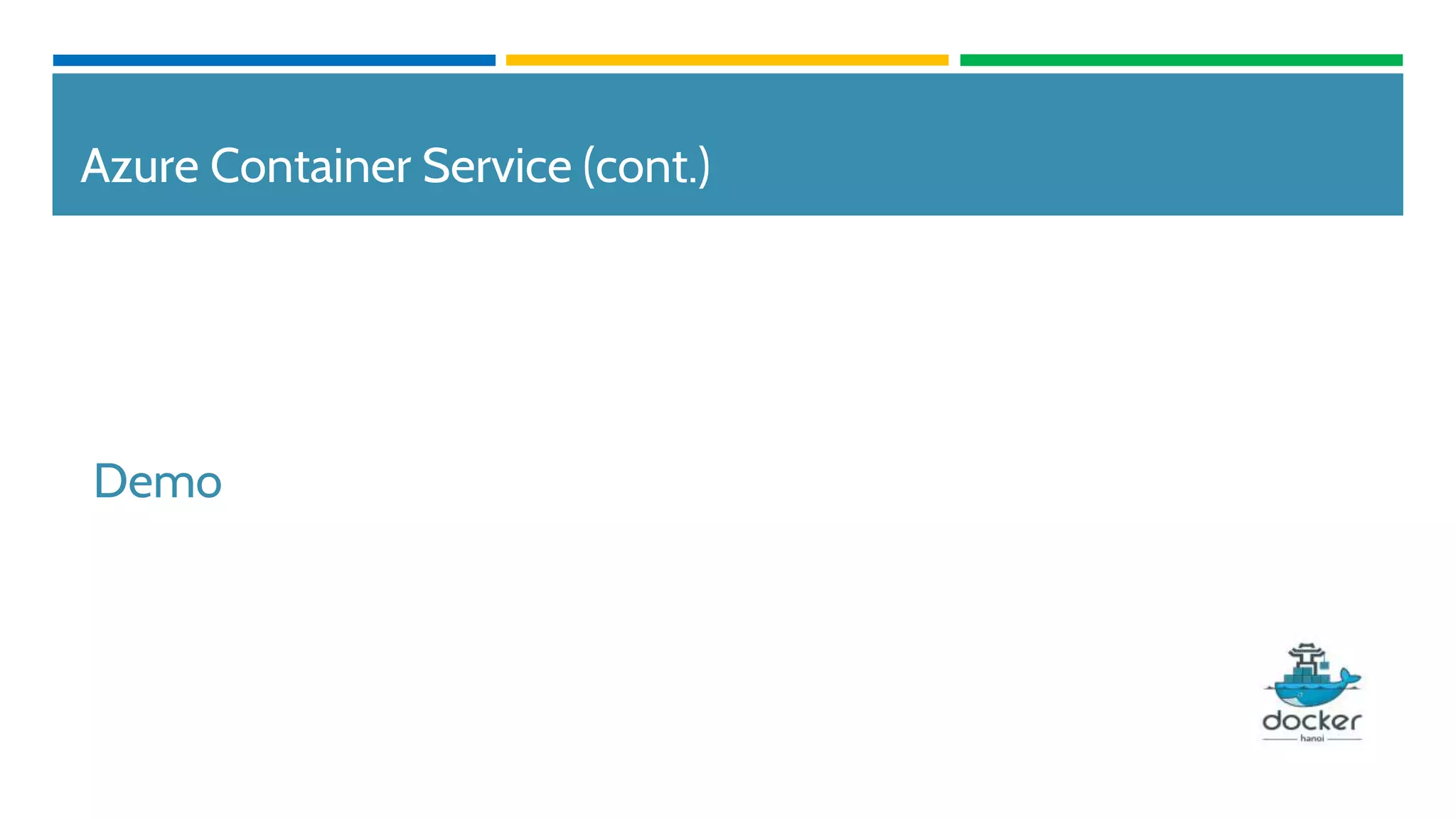 Azure Container Service | PPTX