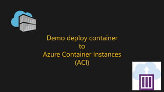 Azure containers fundamentals | PPT