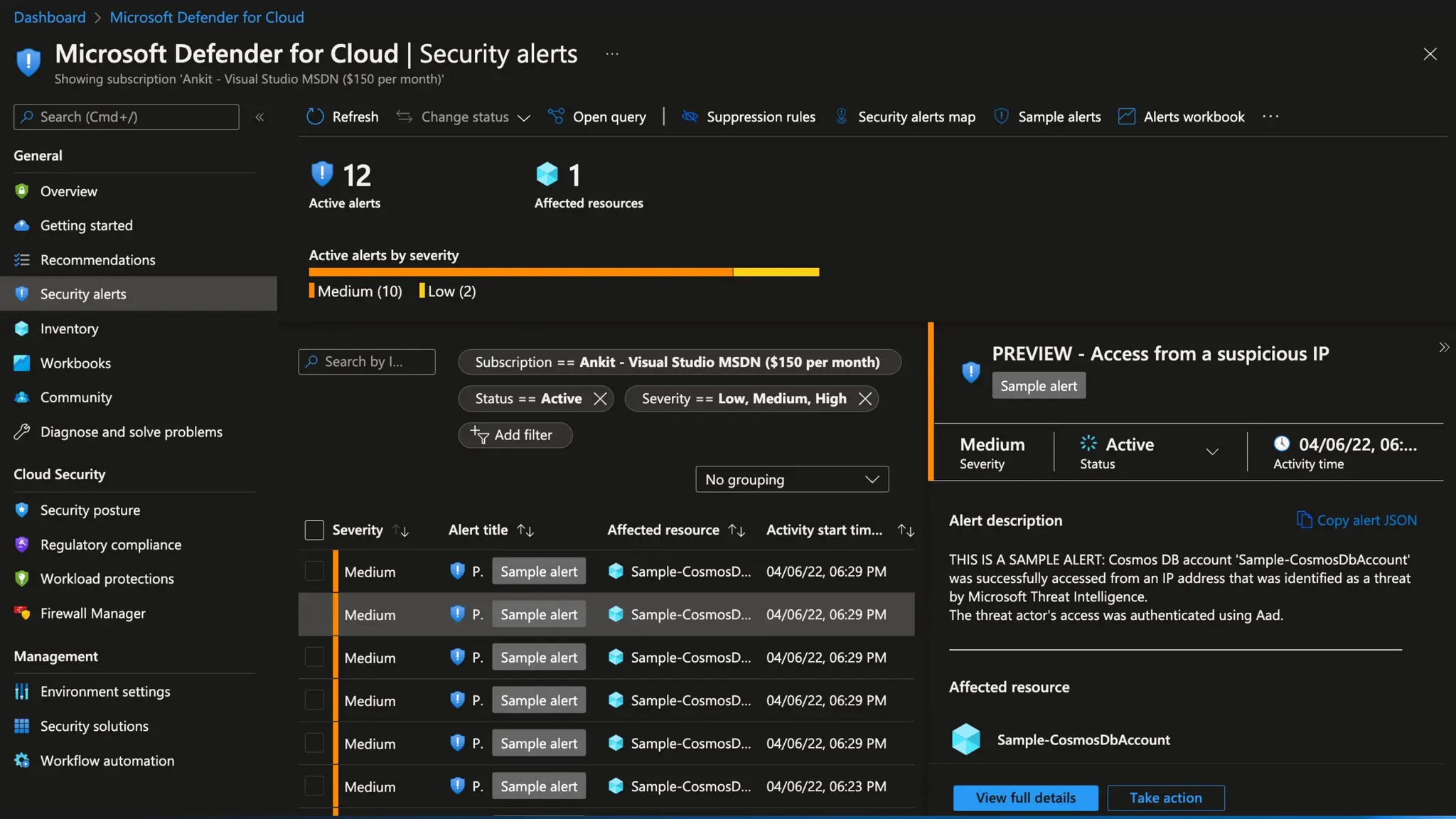 Securing Azure Cosmosdb Using Microsoft Defender Ppt