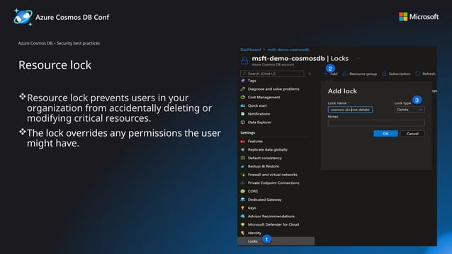 Securing Azure CosmosDb using Microsoft Defender | PPT