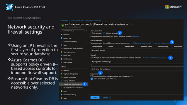 Securing Azure Cosmosdb Using Microsoft Defender Ppt