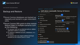 Securing Azure CosmosDb using Microsoft Defender | PPT
