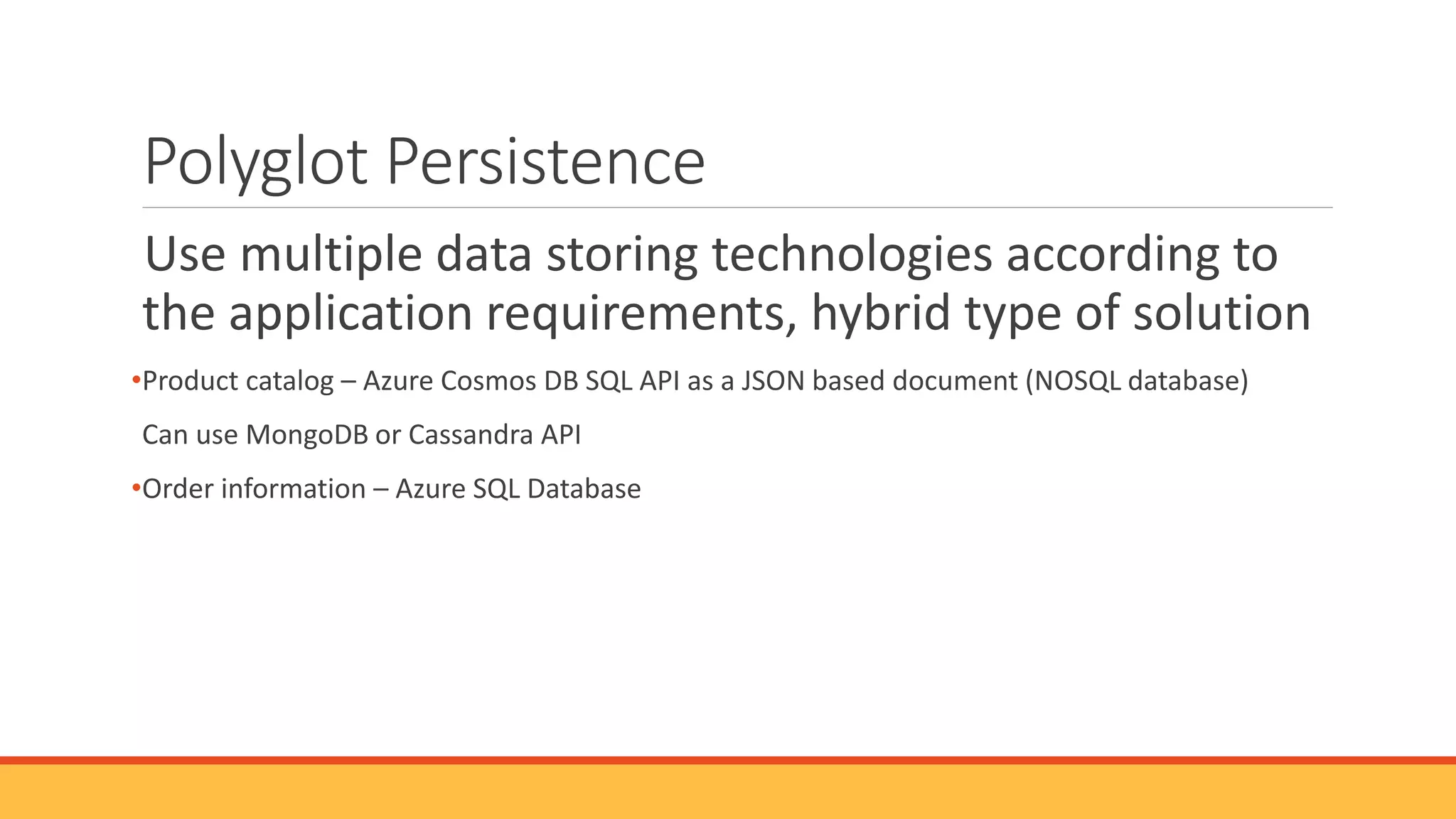 Azure cosmos db | PPTX | Databases | Computer Software and Applications