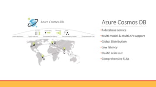 Azure cosmos db | PPTX | Databases | Computer Software and Applications
