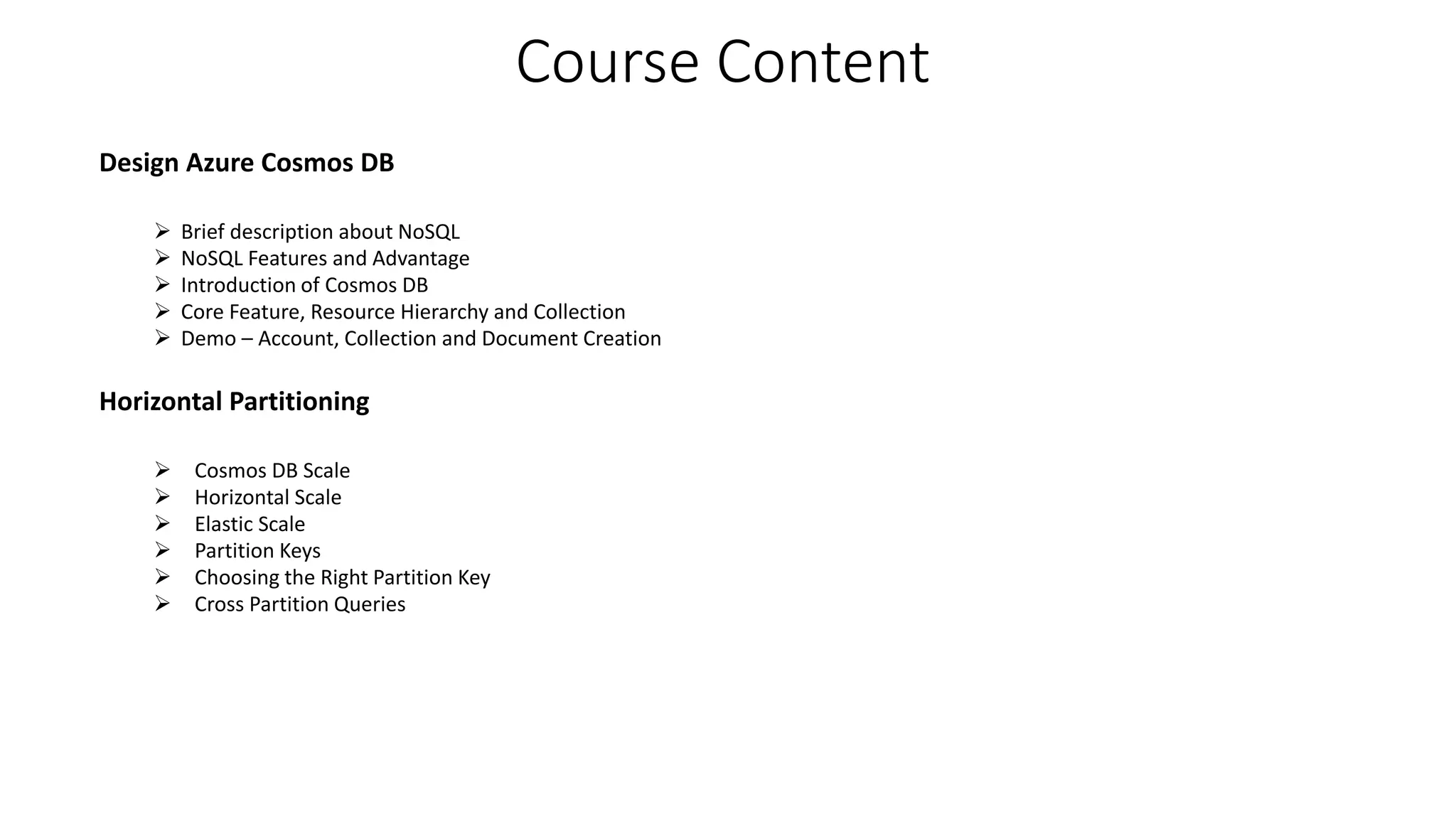 Azure Cosmos Db Azure No Sql Database Ppt