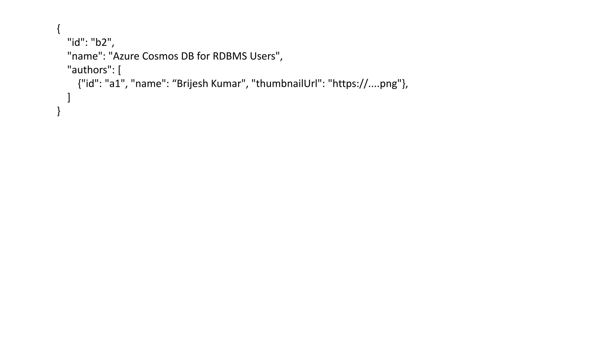 Azure Cosmos Db Azure No Sql Database Ppt