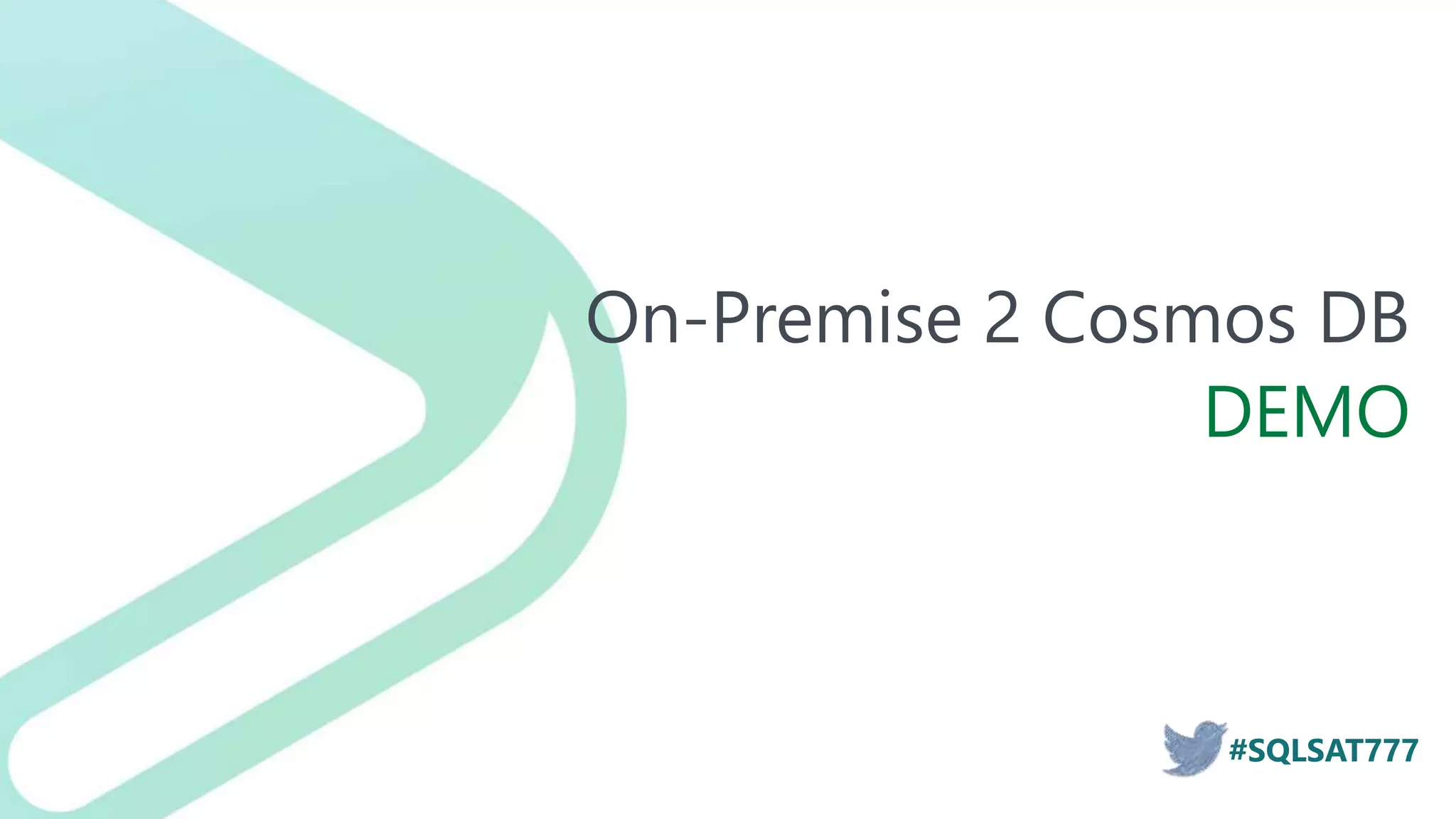 Azure CosmosDB the new frontier of big data and nosql | PPT