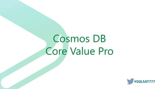 Azure CosmosDB the new frontier of big data and nosql | PPT