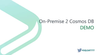 Azure CosmosDB the new frontier of big data and nosql | PPT