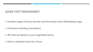 Azure Cost Management | PPTX