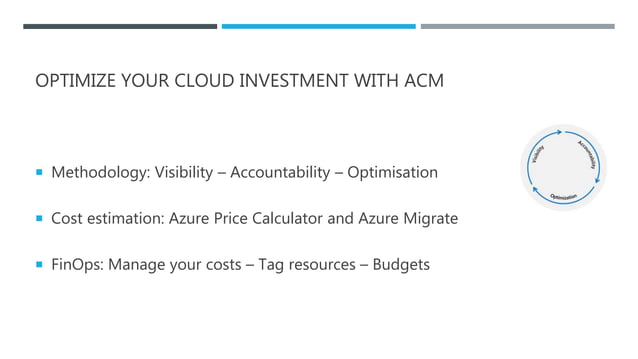 Azure Cost Management | PPTX | Cloud Computing | Internet