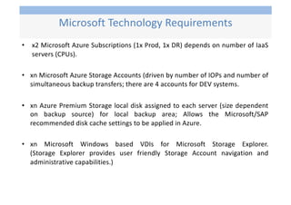 Azure Custom Backup Solution for SAP NetWeaver | PPT