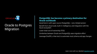 Azure Database for PostgreSQL - Top Use Cases.pptx | Databases | Computer Software and Applications