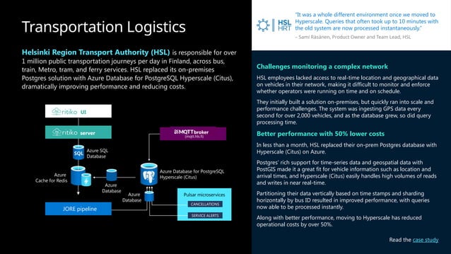 Azure Database for PostgreSQL - Top Use Cases.pptx | Databases | Computer Software and Applications