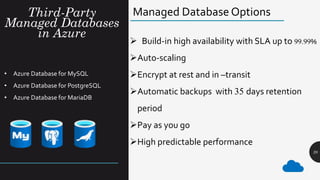 Azure Data services | PDF