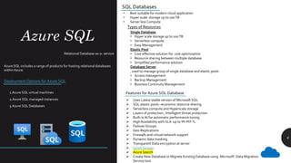Azure Data services | PDF