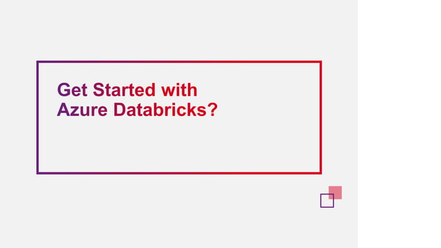 Azure Databricks (For Data Analytics).pptx | Cloud Computing | Internet